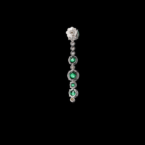 Emerald Dusk & Dawn Morse Code Earrings – Anabela Chan Joaillerie