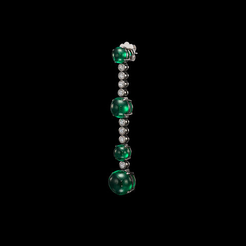 Emerald Dusk & Dawn Morse Code Earrings – Anabela Chan Joaillerie