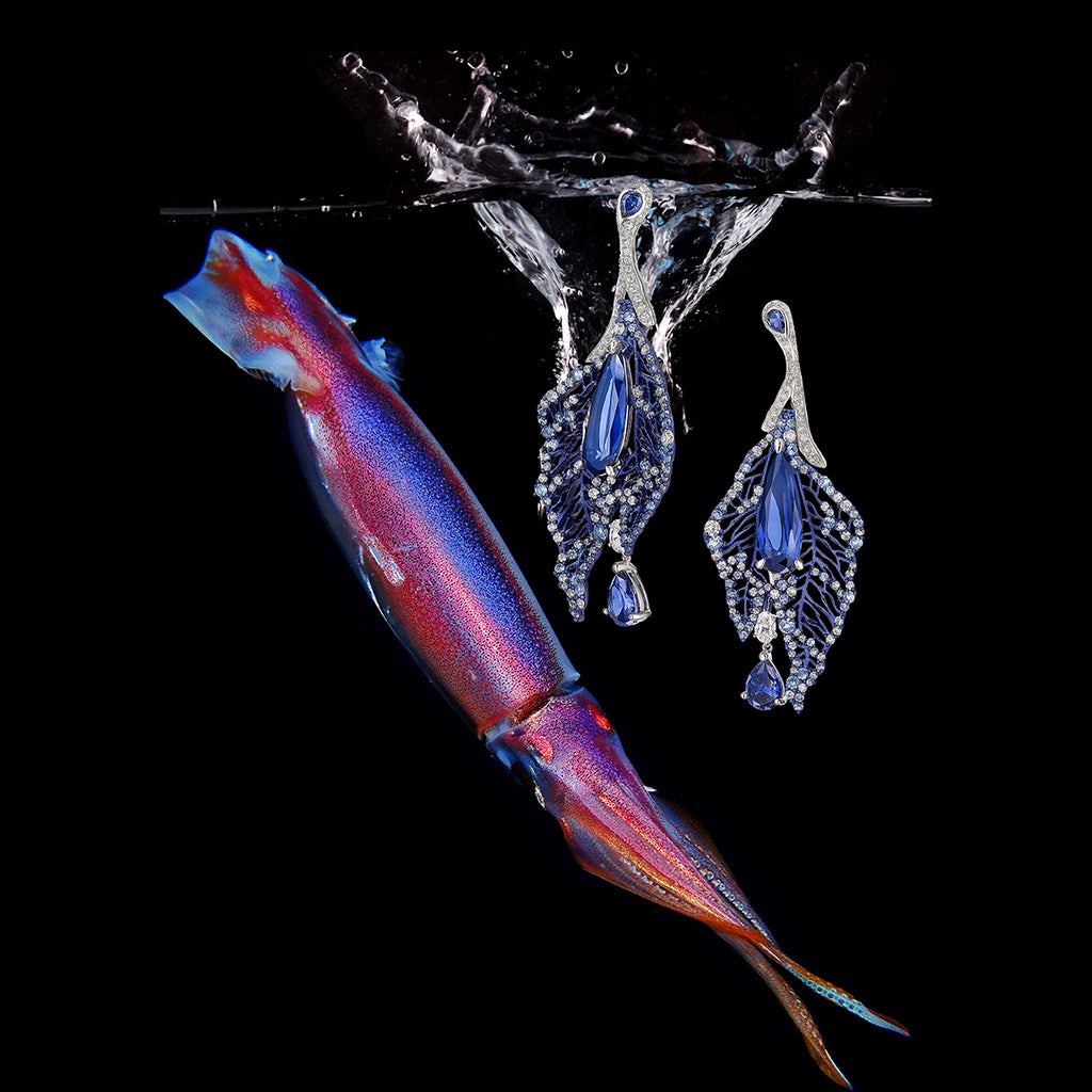 Sapphire Atlantis Earrings – Anabela Chan Joaillerie